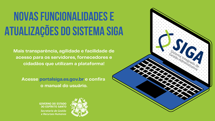 SIGA - Sistema SIGA passa por atualizações e ganha novas funcionalidades